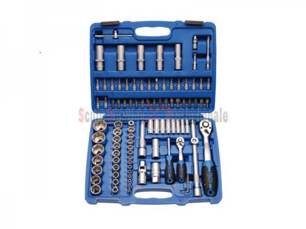 Scule service profesionale - Trusa tubulare 94 buc / trusa 1/2" si 1/4 ...